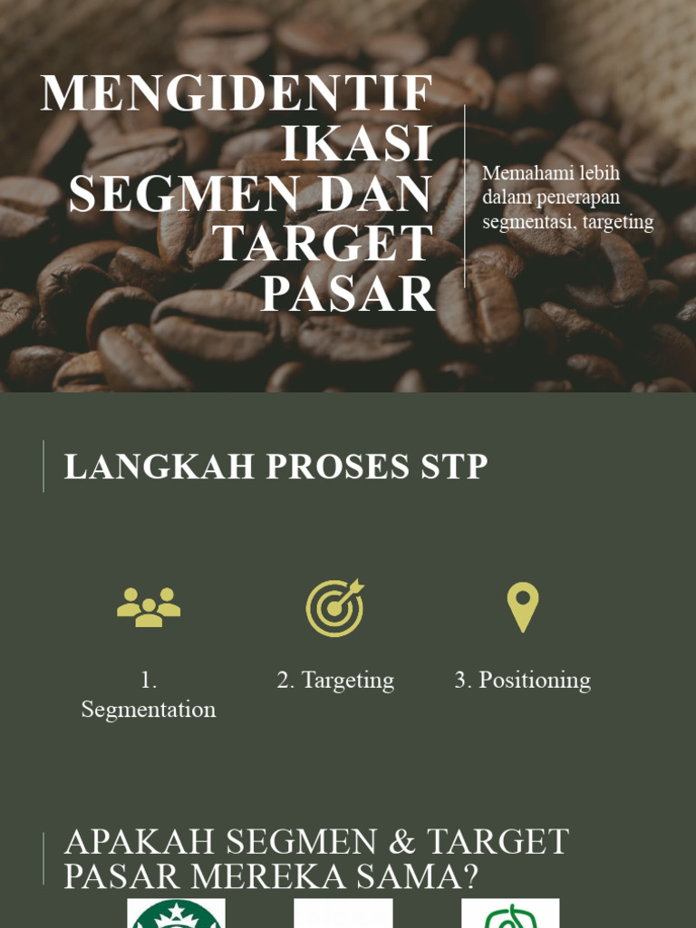 Mengidentifikasi SEGMEN, TARGET PASAR (Pertemuan Ke 3) - P2K | PDF