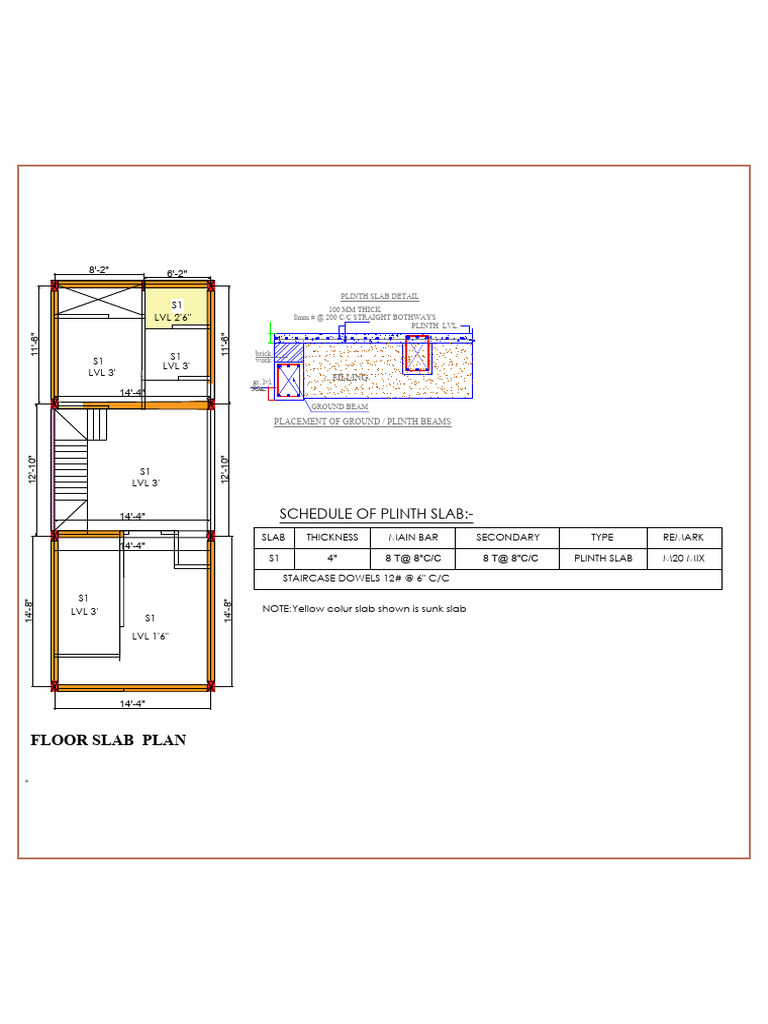 Vishal Singh Autocad-Model - PDF FLOOR SLAB | PDF