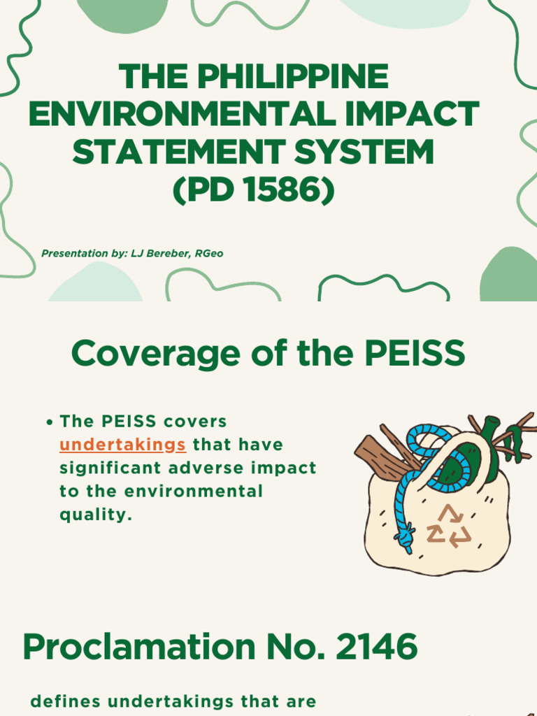 Philippine Environmental Impact Statement | PDF | Environmental Impact ...
