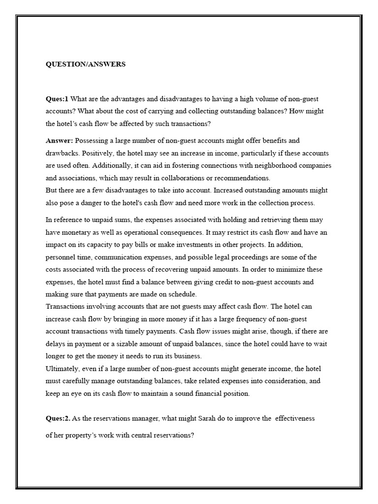 Case Study 4 | PDF | Cash | Expense