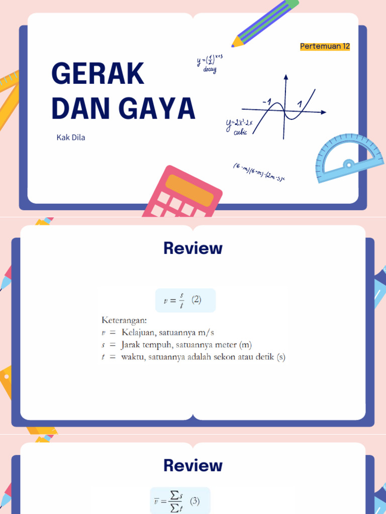 Latihan Soal Gerak Dan Gaya | PDF
