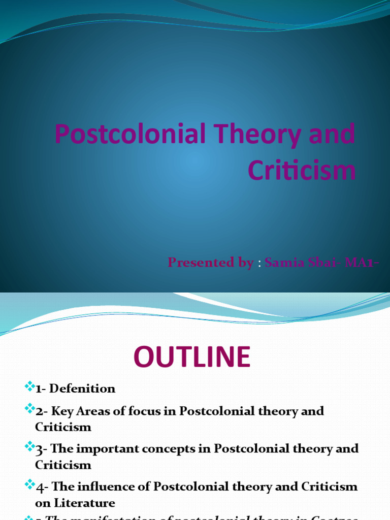 Postcolonial Theory and Criticism | PDF | Postcolonialism | Colonialism