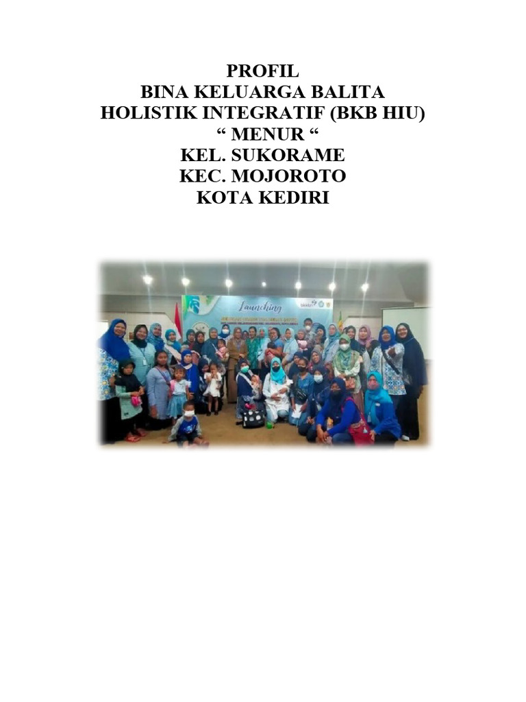 PROFIL BKB HIU Menur | PDF | Kesehatan Holistik