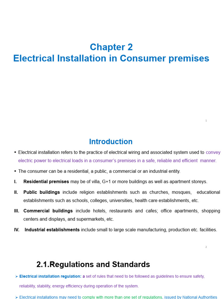 Chapter 2 Lecture 1 | PDF | Electrical Wiring | Insulator (Electricity) Chapter 2 Lecture 1 | PDF | Electrical Wiring | Insulator (Electricity)