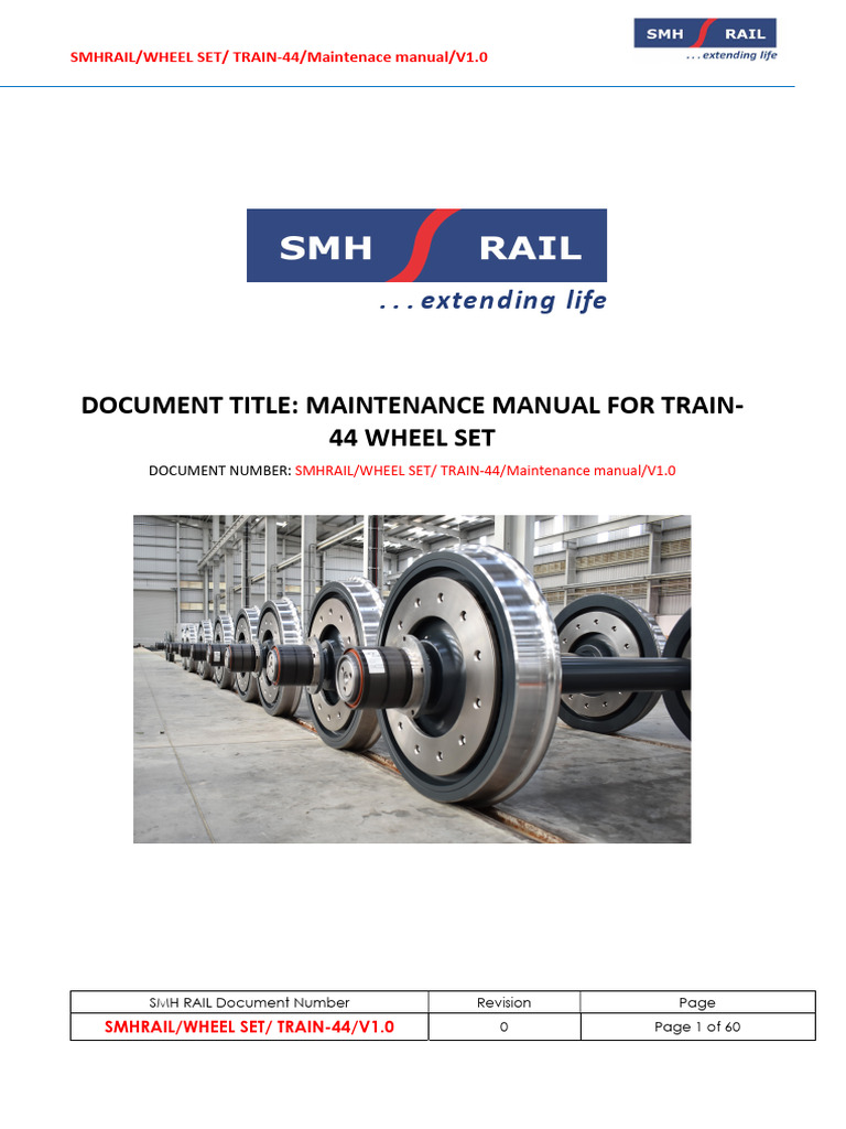 Wheel Set Maintenance Manual Updated | PDF | Rail Transport ...