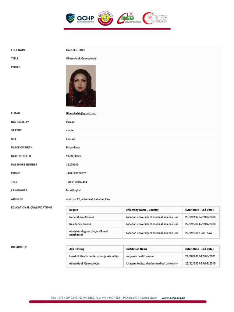 Full Name Title Photo: Degree University Name, Country (Start Date ...