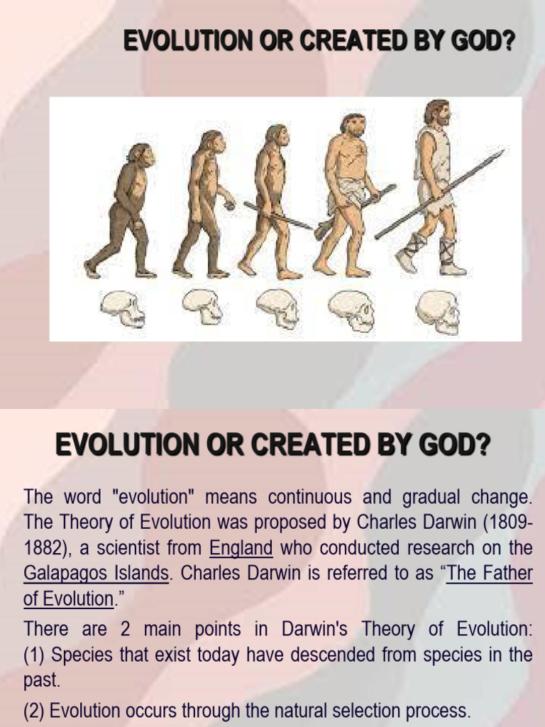UNIT 1 (EVOLUTION OR CREATED BY GOD) | PDF | Evolution | Natural Selection