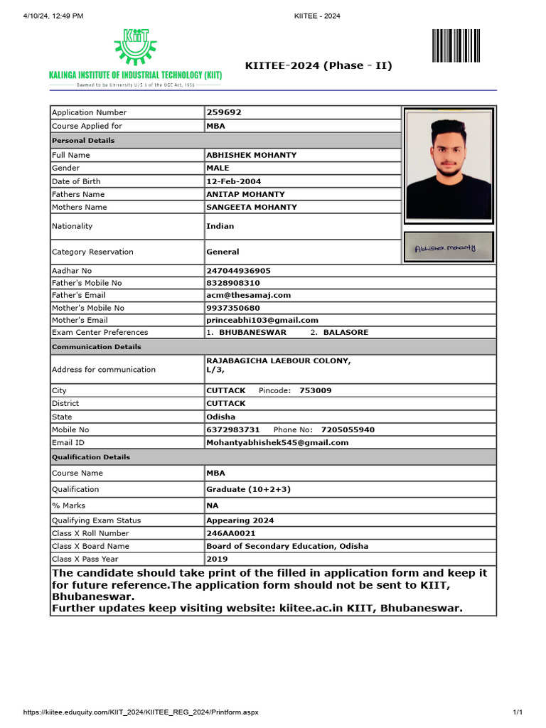 KIITEE - 2024 | PDF | Educational Stages