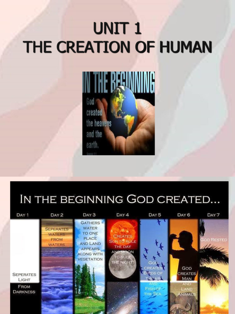 Creation of Humans in Genesis | PDF | Genesis Creation Narrative ...