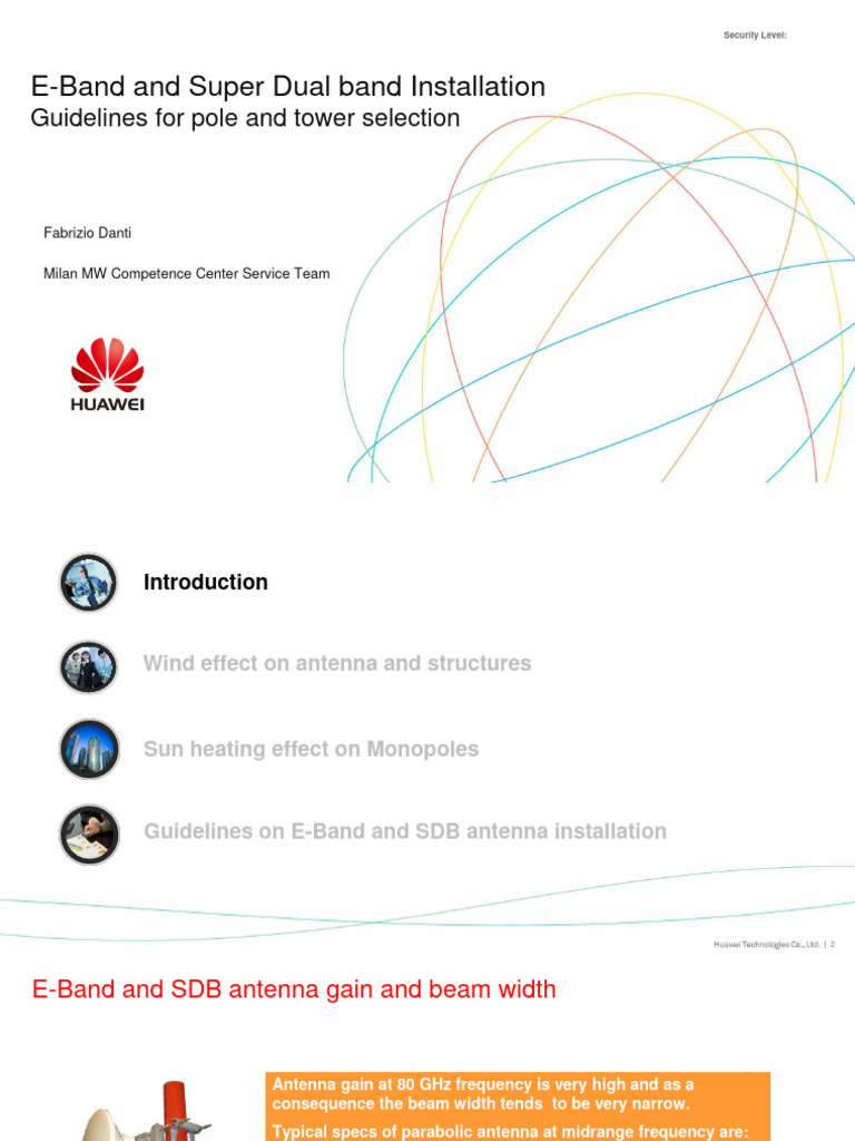 E-Band and Super Dual Band Installation: Guidelines For Pole and Tower ...