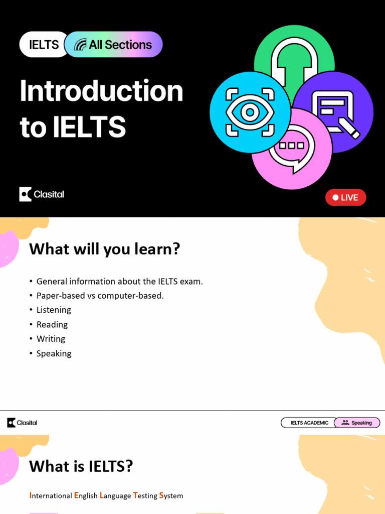 Introduction To IELTS | PDF | International English Language Testing ...