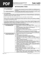 Bir Tax Table | PDF | Taxes | Income Tax