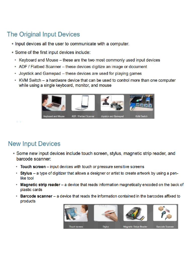 Input Devices | PDF