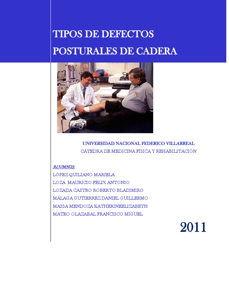Defectos Posturales de Cadera | PDF | Pie | Rodilla