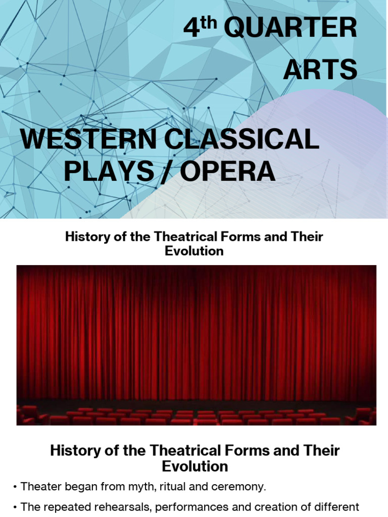 Arts 4TH Quarter | PDF | Theatre | Tragedy