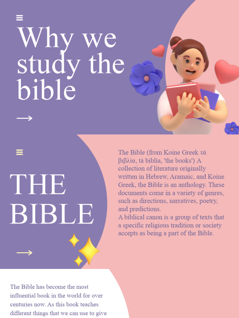 Bible Study for Spiritual Growth | PDF