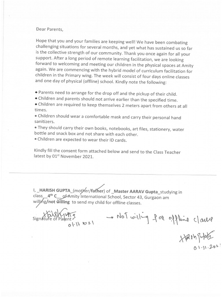 Aarav Consent Form | PDF