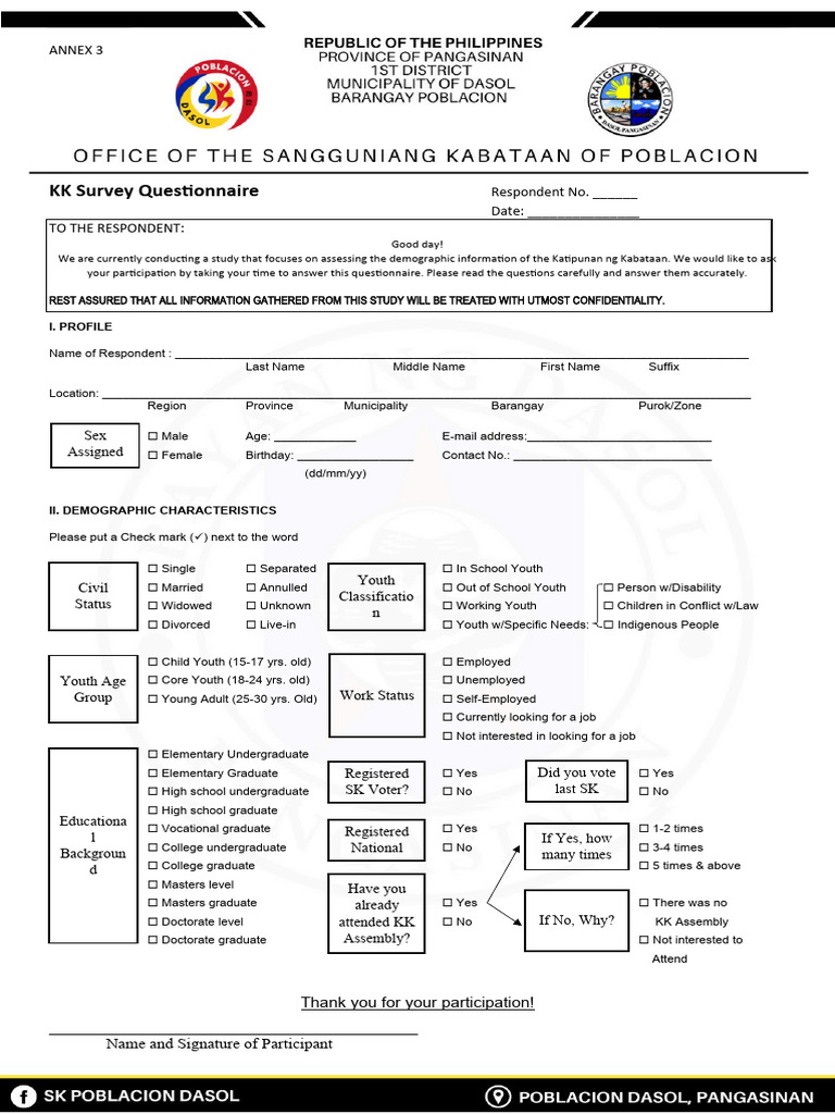 KK questionnaire-1 | PDF