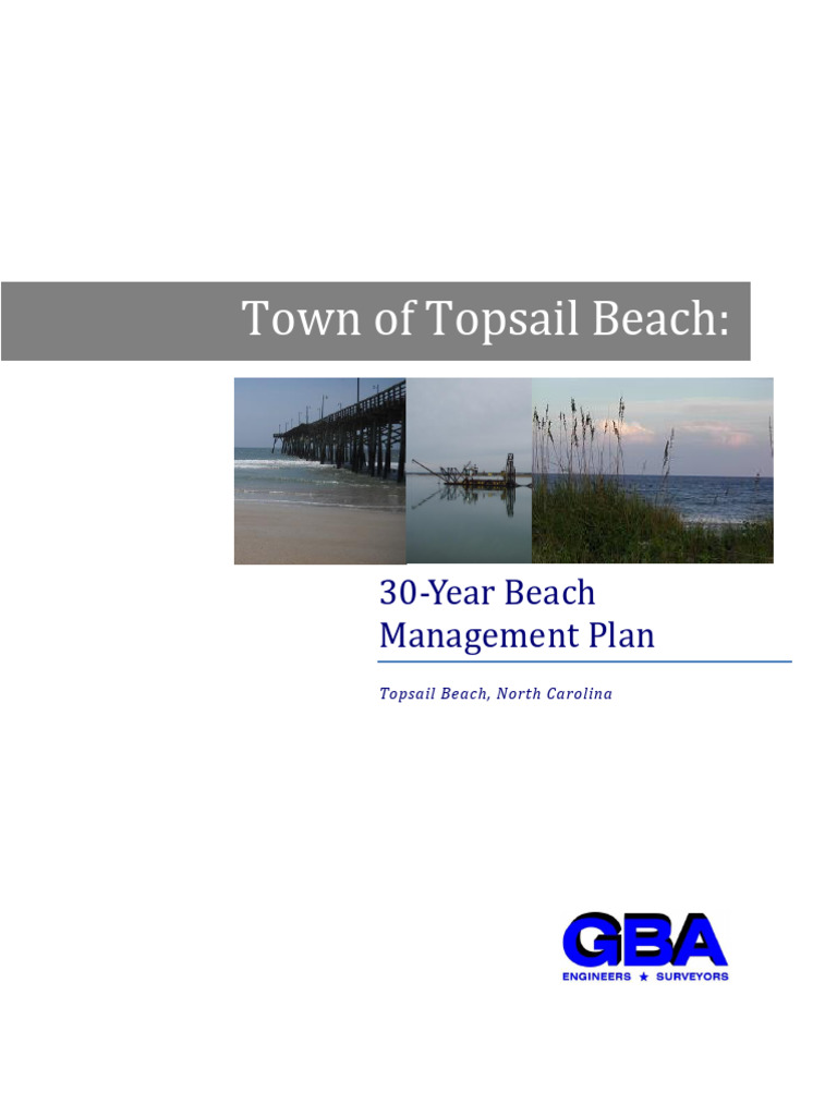 30 YEAR BEACH NOURISHMENT PLAN New | PDF | Beach | Coast
