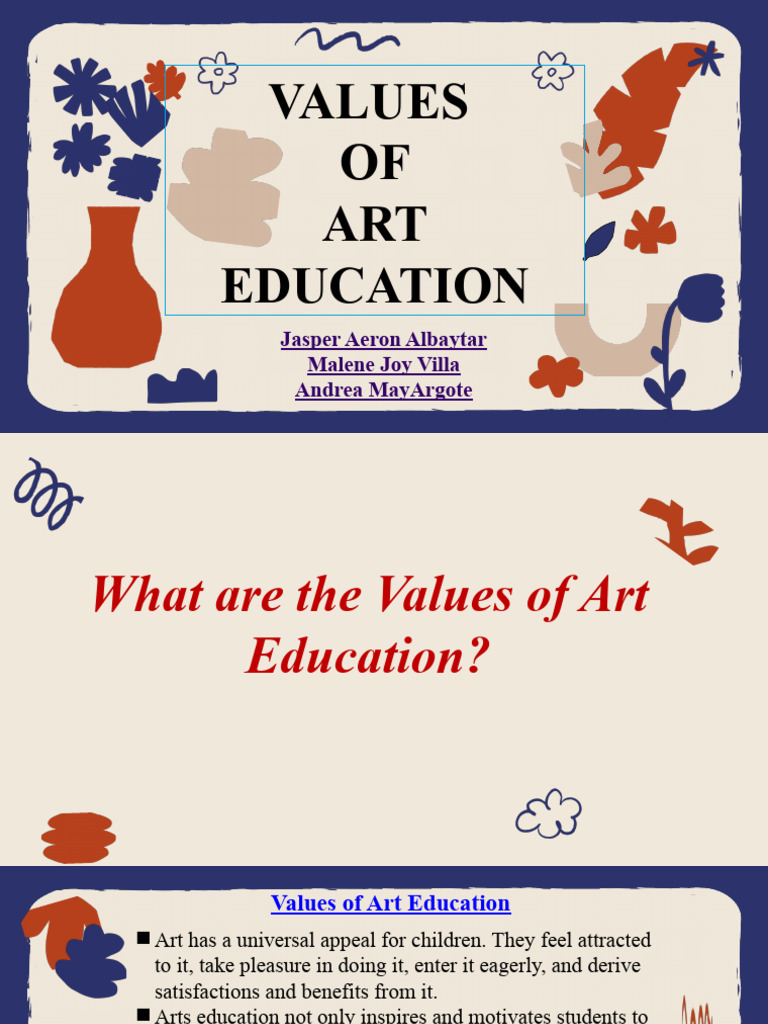 Values and Benefits of Art Education | PDF | Experience | Thought