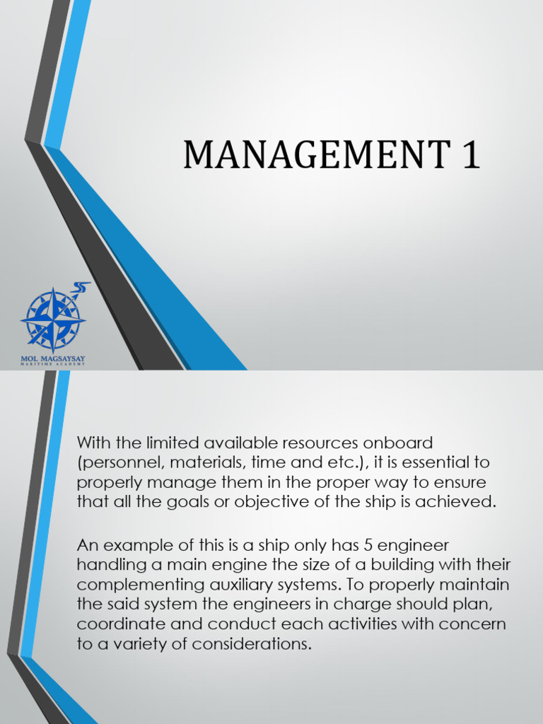 Management and Teamwork | PDF | Attitude (Psychology) | Sea Captain