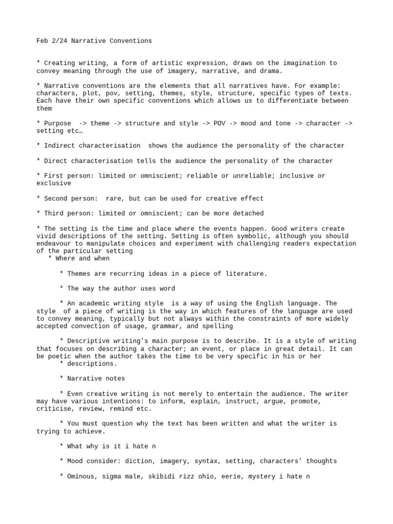 English Atar | PDF | Narration | Narrative