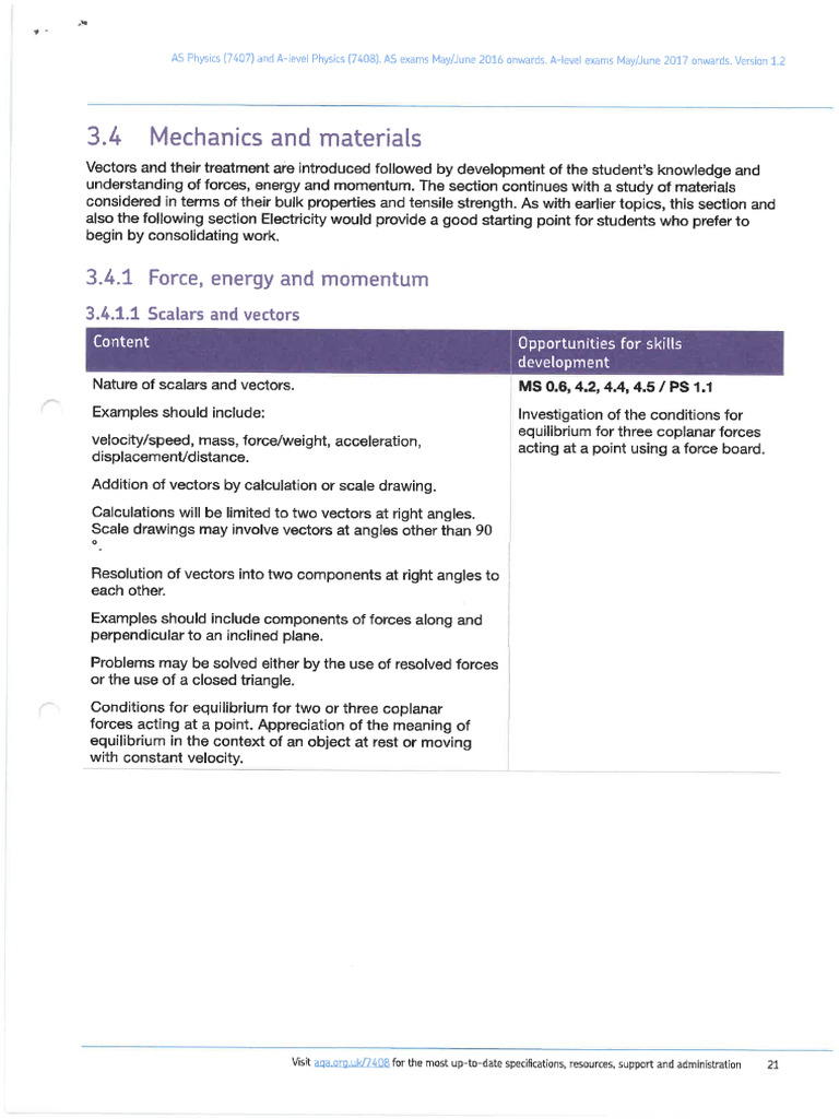 Mechanic and Materials | PDF