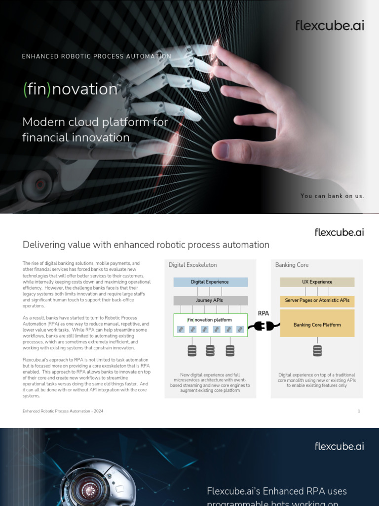 2 4 Flexcube - Ai EnhancedRPA | PDF | Automation | Robotics