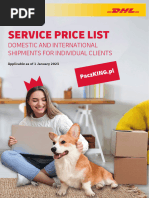 DHL Express Weights & Sizes - ENG 2023 | PDF | Pallet | Weight