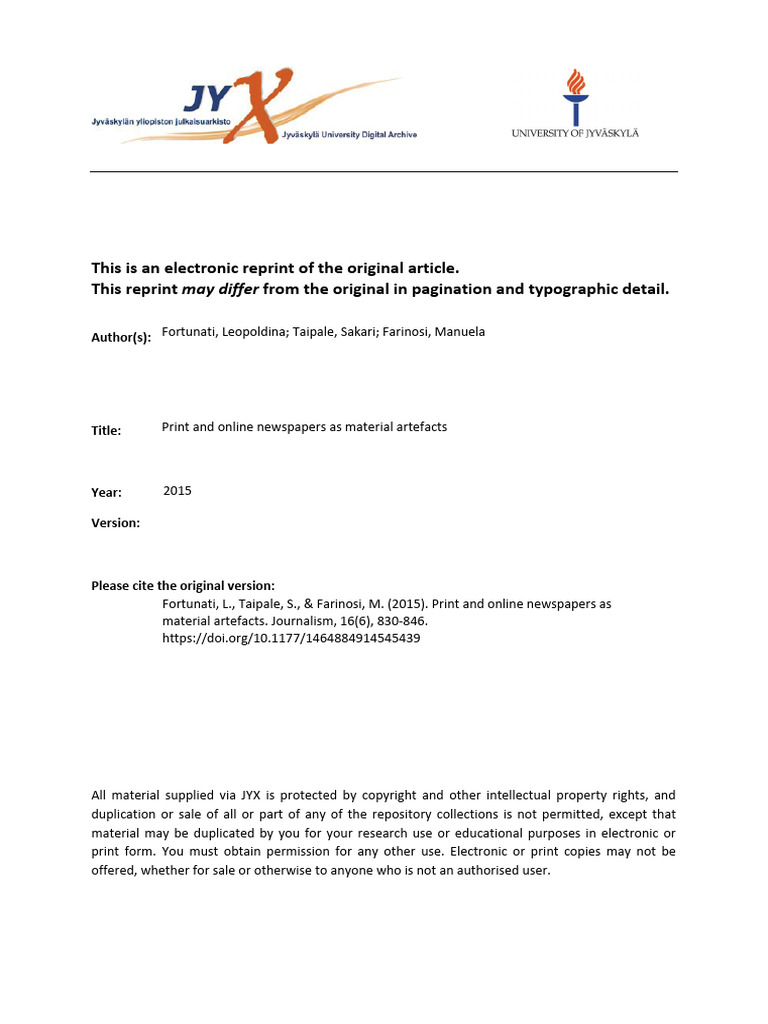 This Is An Electronic Reprint of The Original Article. This Reprint May ...