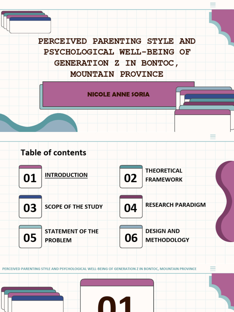Proposal Defense 1 | PDF | Parenting | Behavioural Sciences