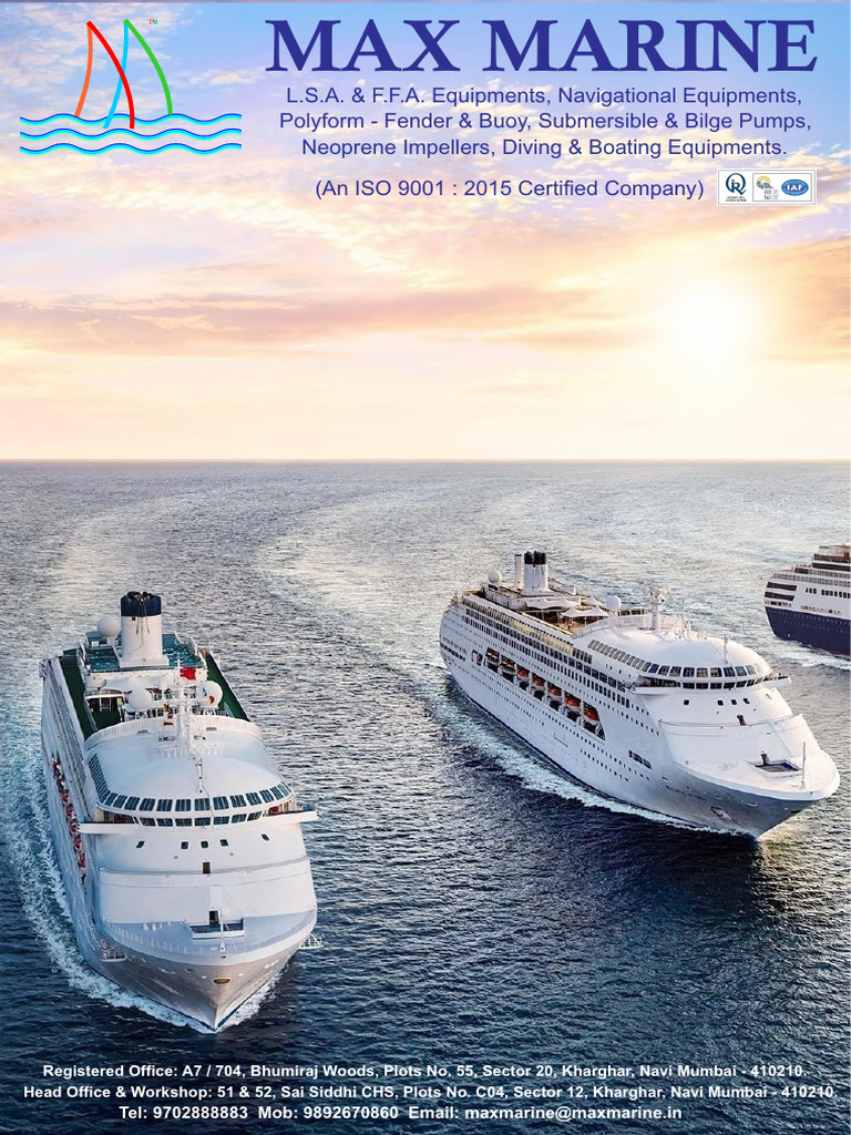 Max Marine Catalogue | PDF | Pump | Duct (Flow)