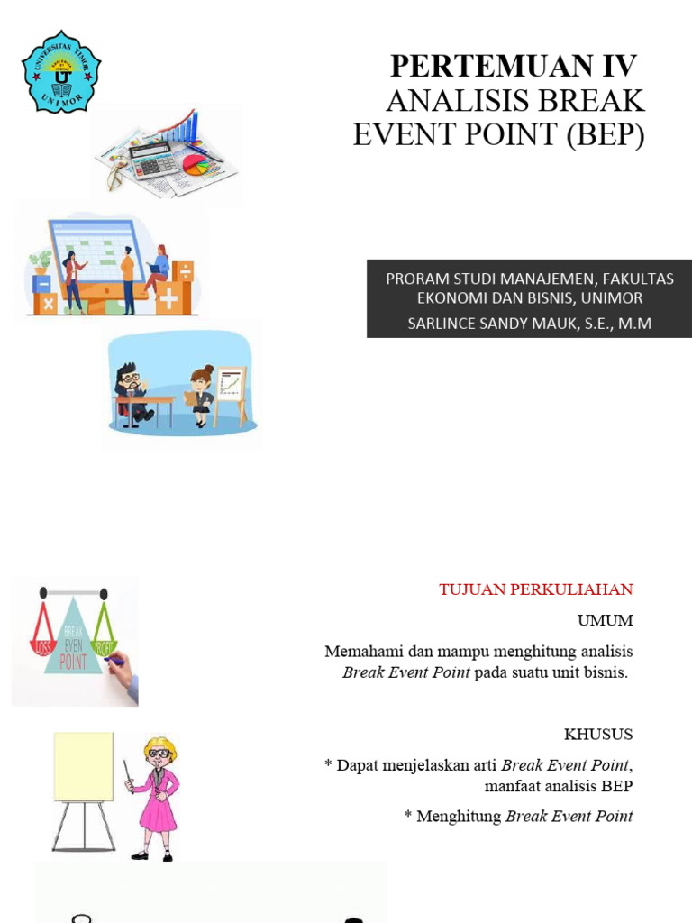 Pertemuan IV Analisis Break Event Point (Bep) | PDF | Komputer | Teknologi & Rekayasa