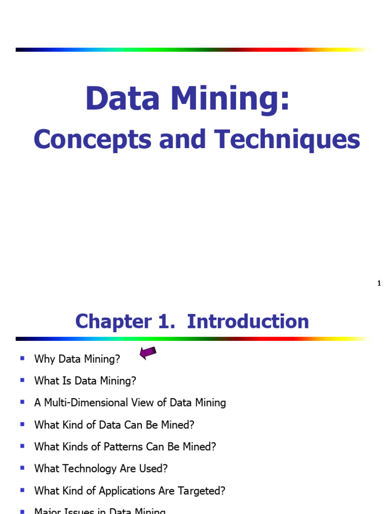 01 Intro | Download Free PDF | Data Mining | Data