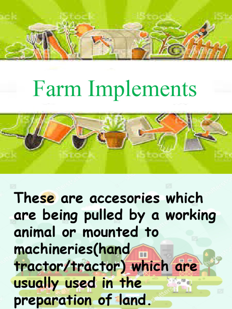 Farm Implements Equipment | PDF