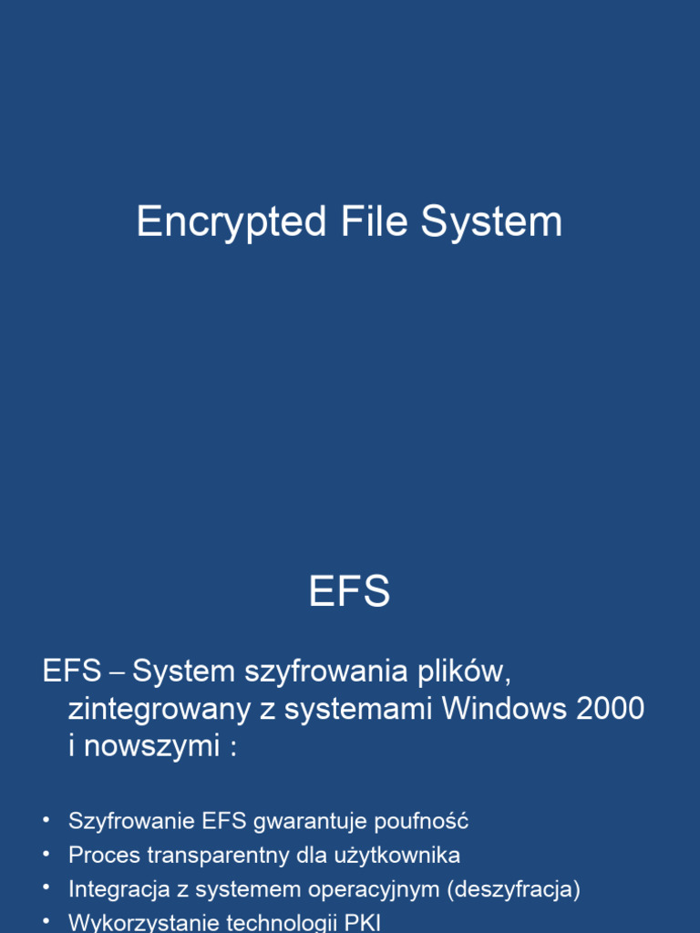 Encrypted File System | PDF