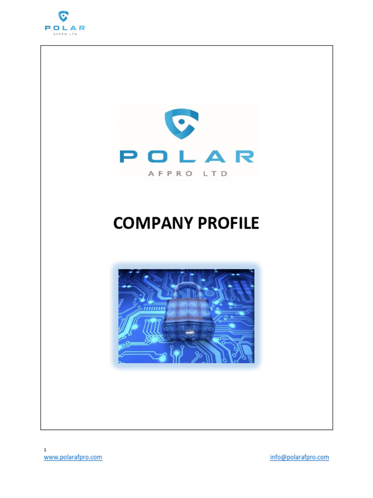 Polar Afpro Nigeria LTD Company Profile | PDF | Security Alarm | Risk ...