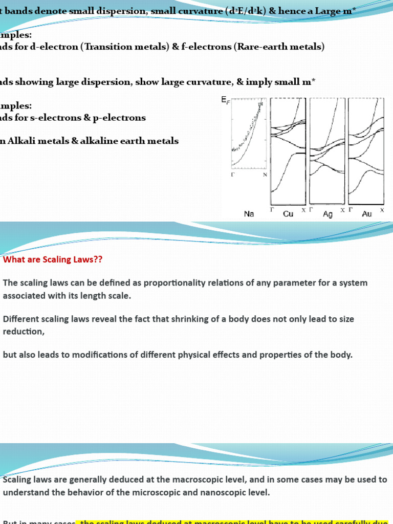 L4 Scaling Laws Nanomaterials | PDF | Nanomaterials | Nanotechnology