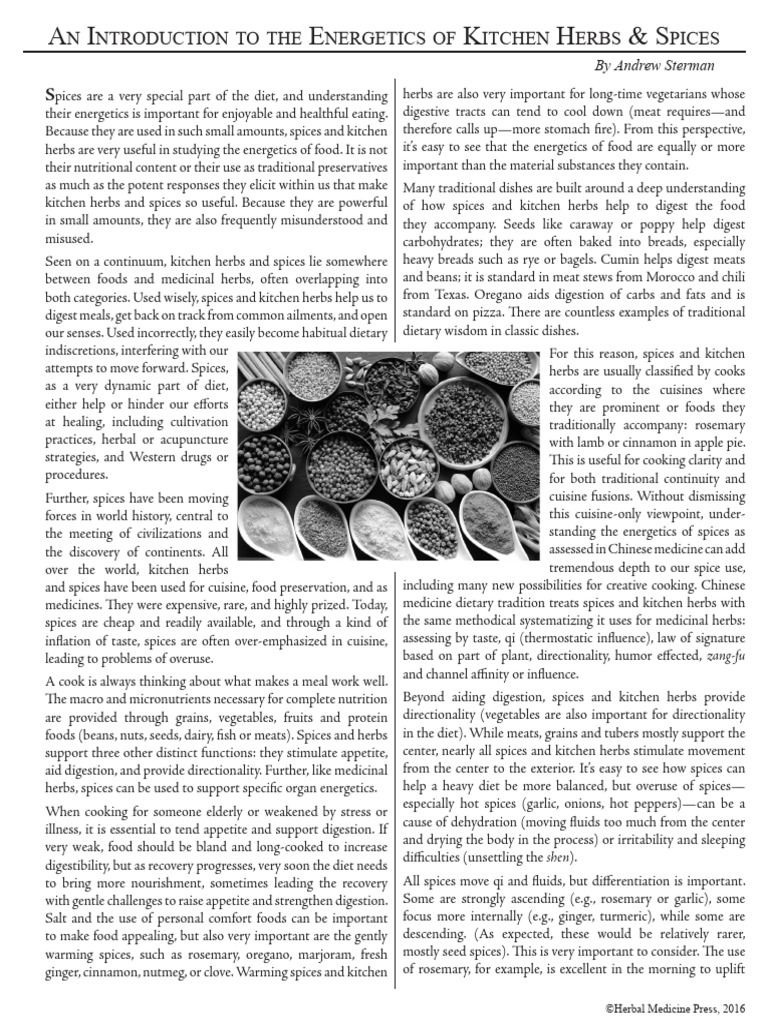 Herbs Spices | PDF | Spice | Foods