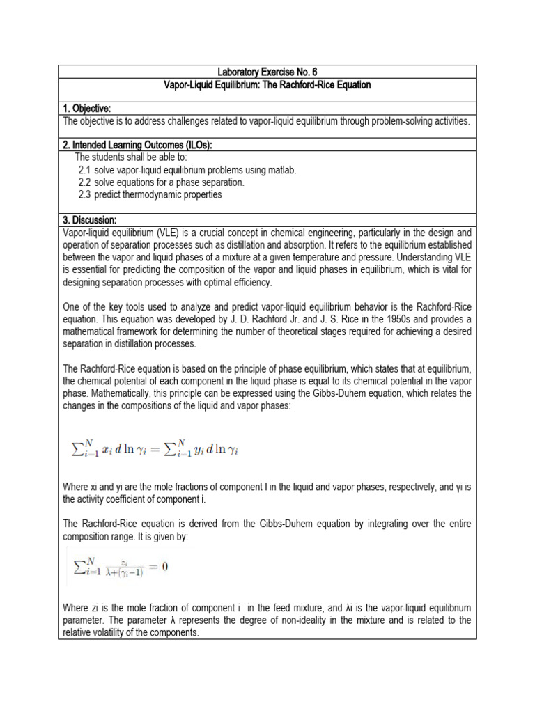 G4 - Lab Exer 6 | PDF | Distillation | Phase (Matter)