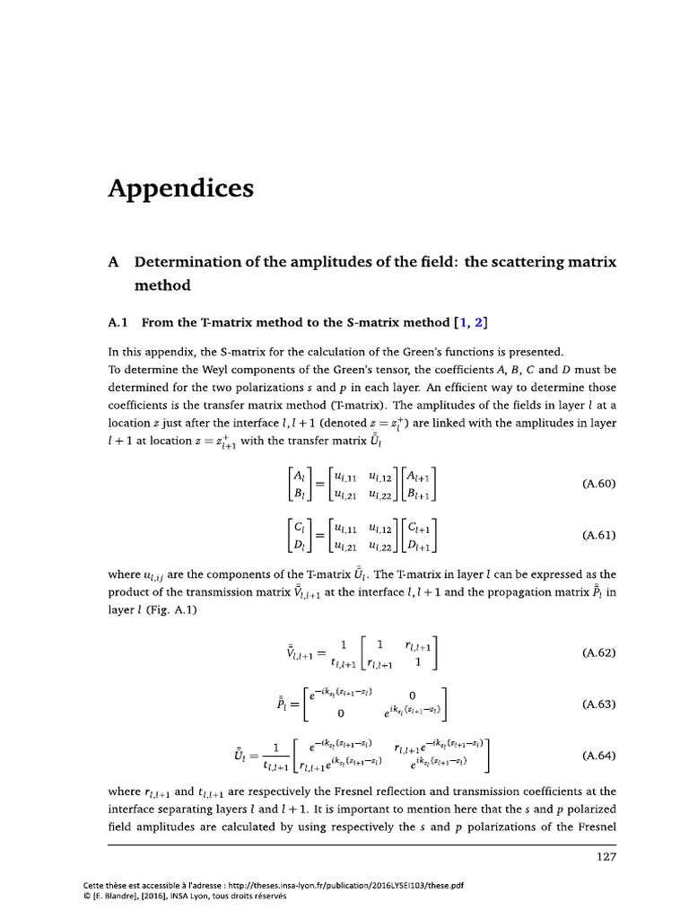 T Matrix To S Matrix Part 1 | PDF