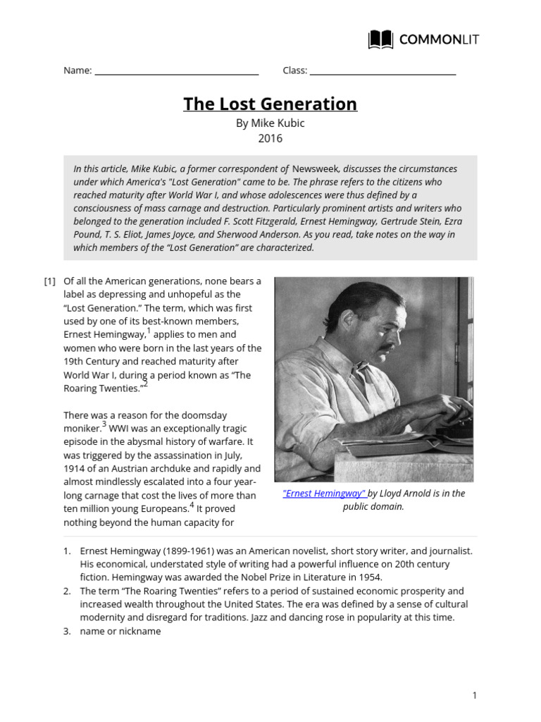 Understanding America's Lost Generation | PDF | Fascism | Communism