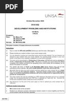 UNISA Academic Honesty Declaration Form | PDF