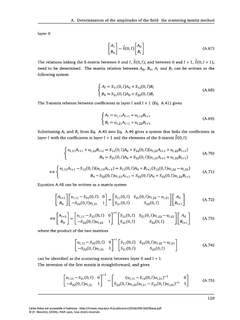 T Matrix To S Matrix 3 | PDF
