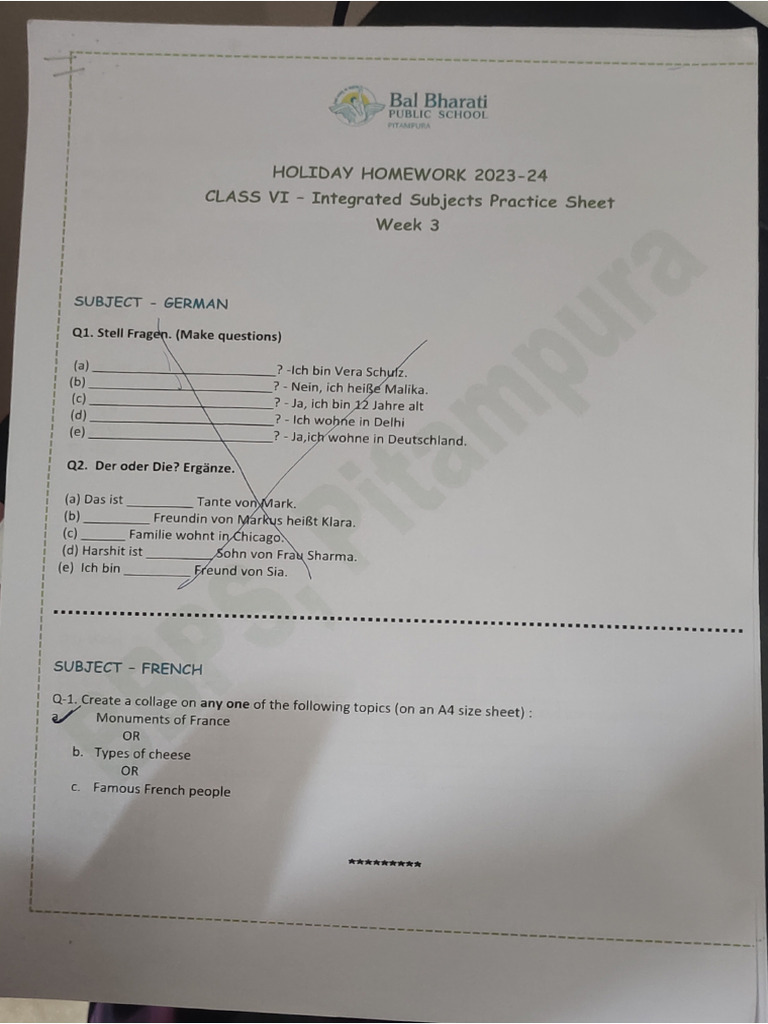 Class6 Integrated Week3 | PDF