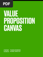 The Value Proposition Canvas - Official Template From Strategyzer | PDF