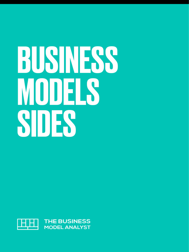 8. Business Models Sides | PDF | Business Model | Lean Startup