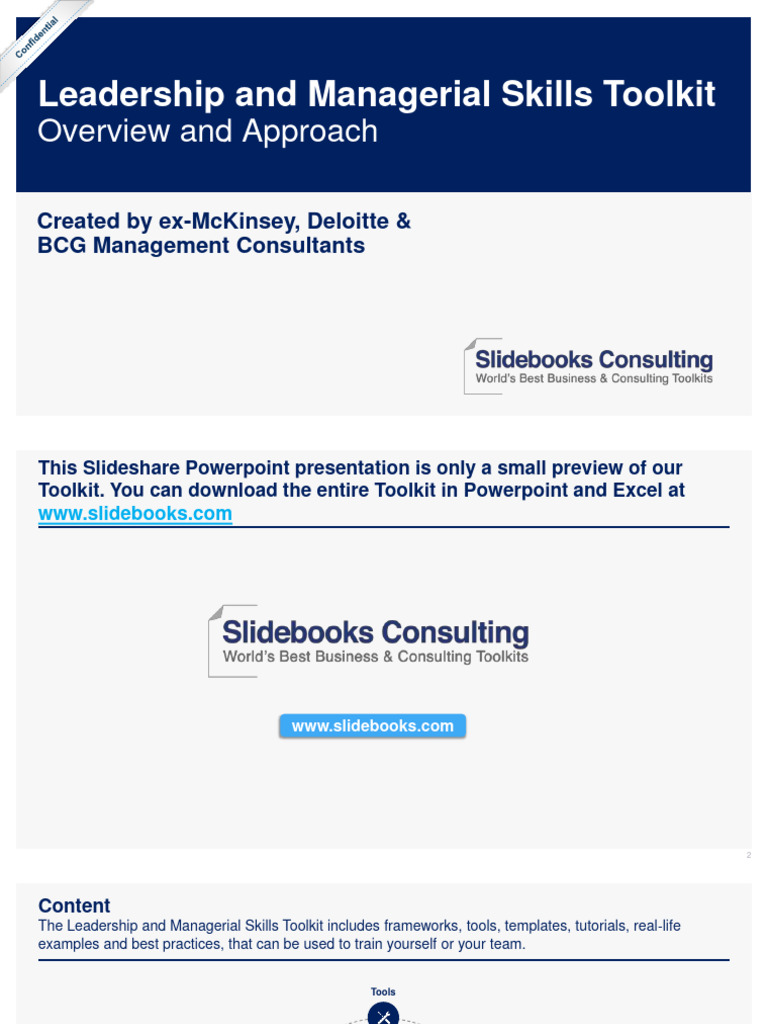 Leadership and Managerial Skills Toolkit | PDF | Goal | Communication