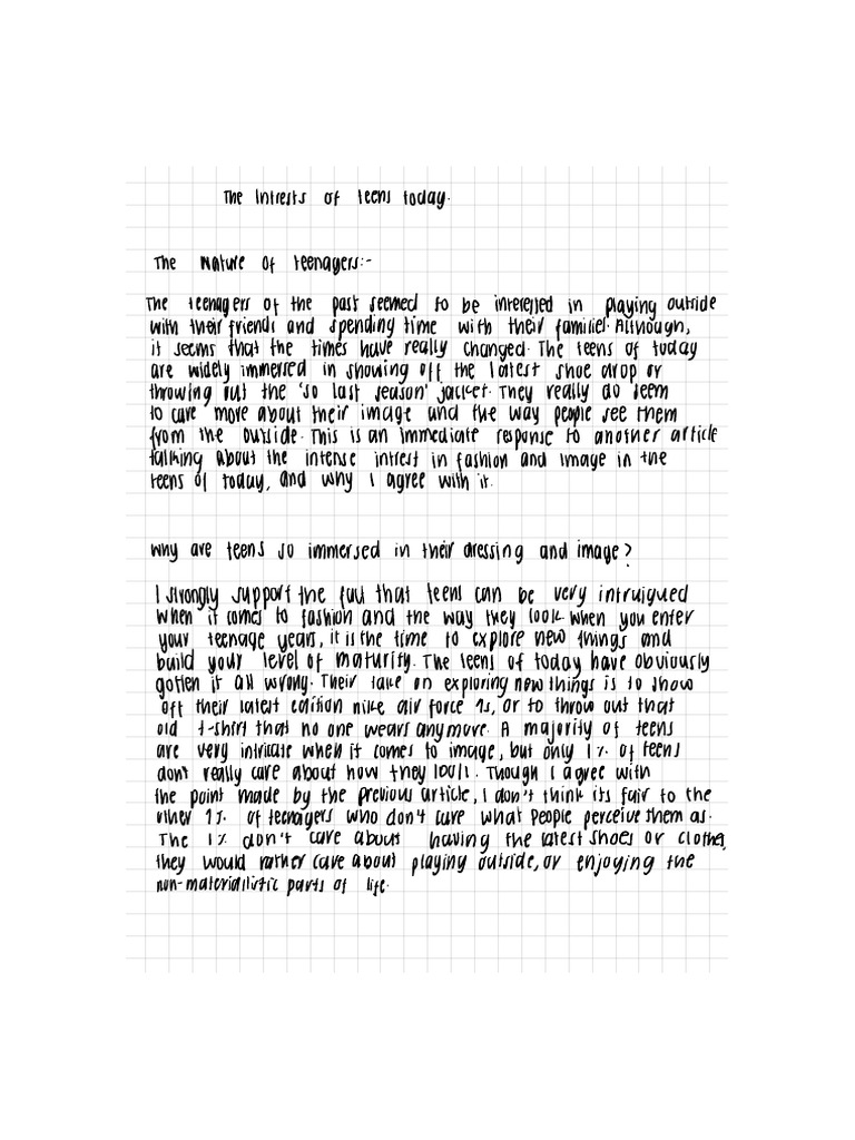 English Class Work | PDF