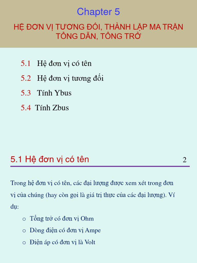 Chapter 5 - He Don Vi Tuong Doi - Ma Tran Tong Dan Tong Tro | PDF